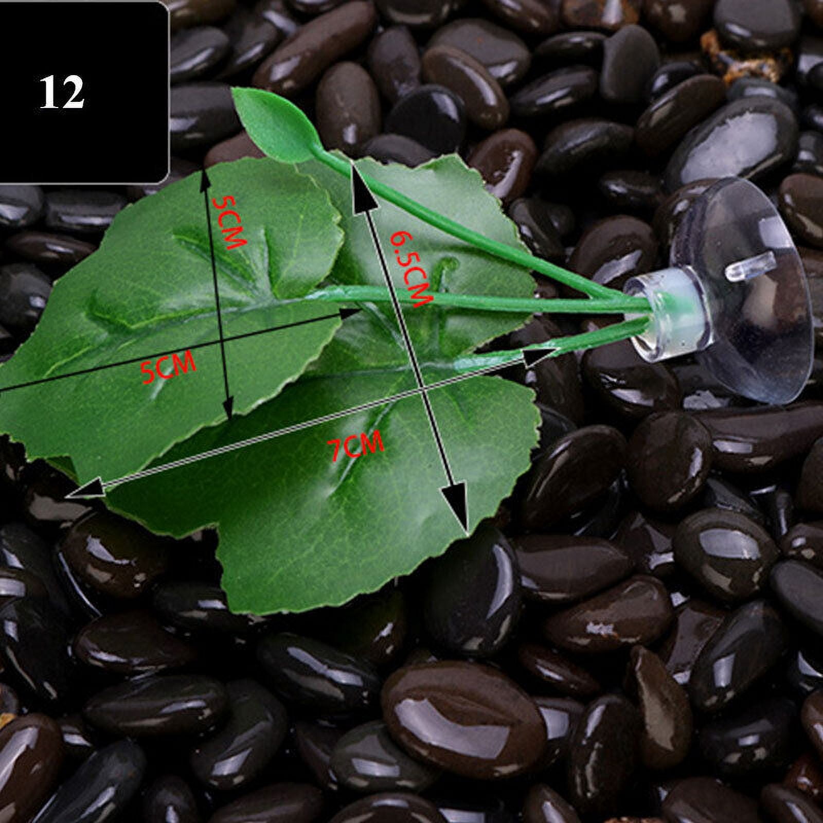 Aquarium Artificial Leaf Betta Hammock Fish Resting Bed Leaf Plant ...