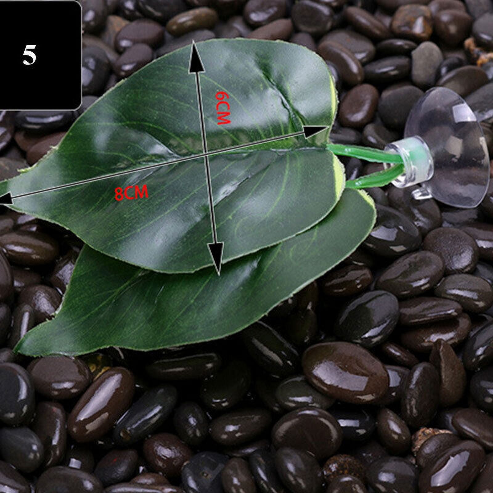 Aquarium Artificial Leaves Betta Hammock Fish Resting Beds Leaf Plant ...
