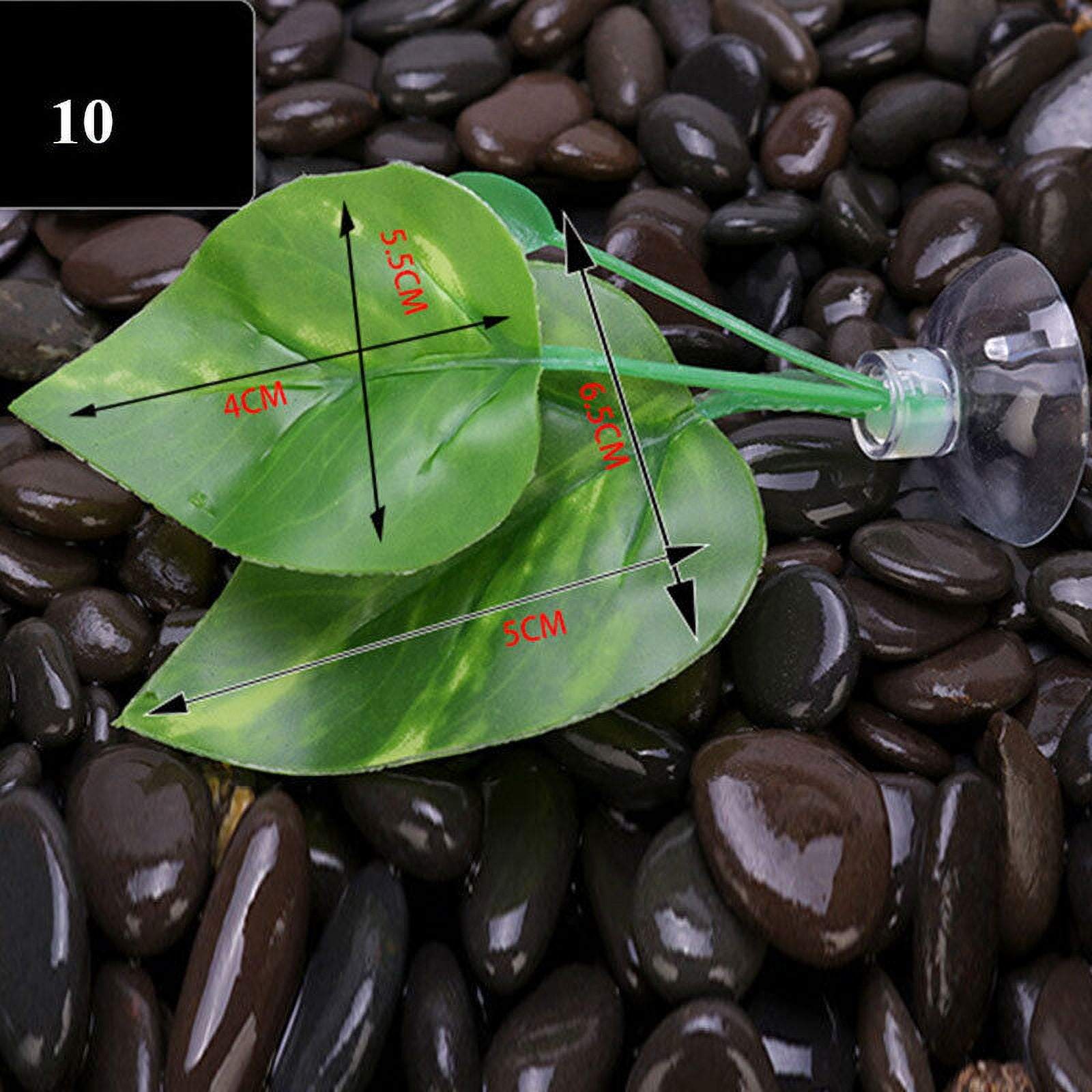 Aquarium Artificial Leaves Betta Hammock Fish Resting Beds Leaf Plant ...