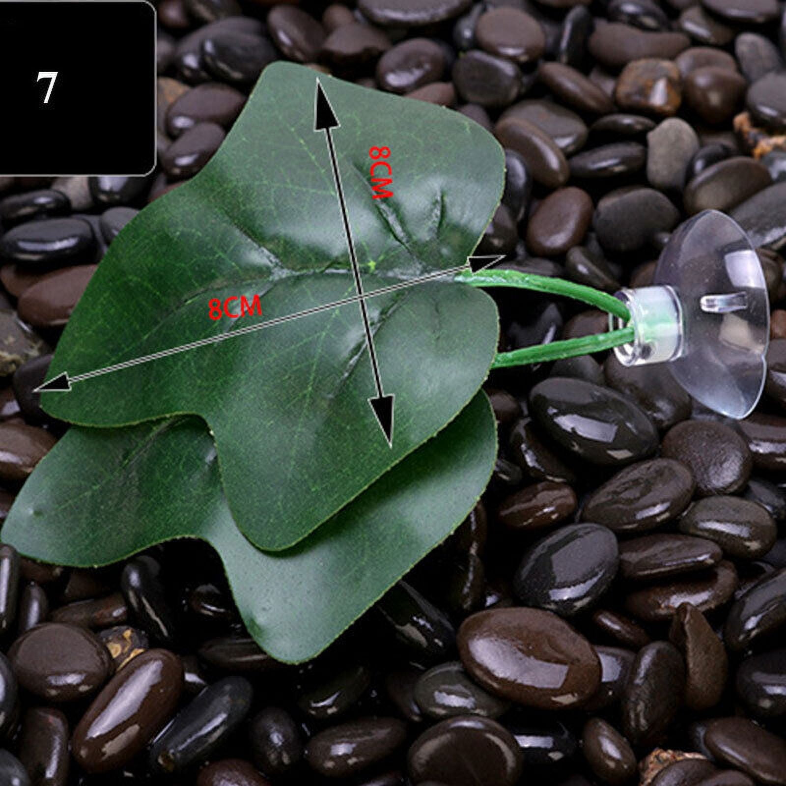 Aquarium Artificial Leaves Betta Hammock Fish Resting Beds Leaf Plant ...