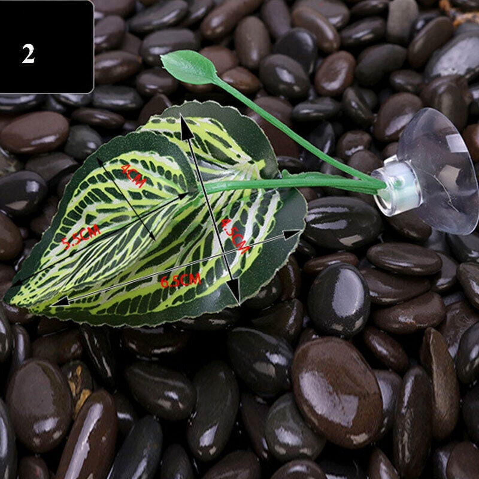 Aquarium Artificial Leaves Betta Hammock Fish Resting Beds Leaf Plant ...