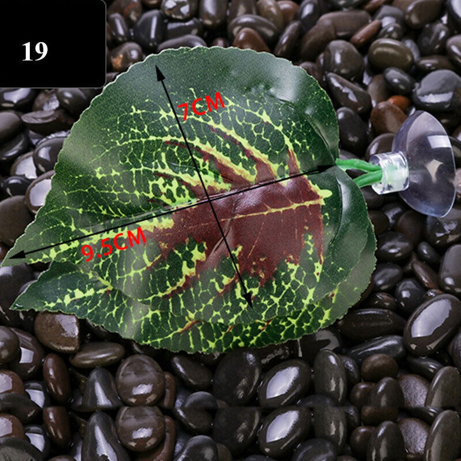 Aquarium Artificial Leaves Betta Hammock Fish Resting Beds Leaf Plant ...