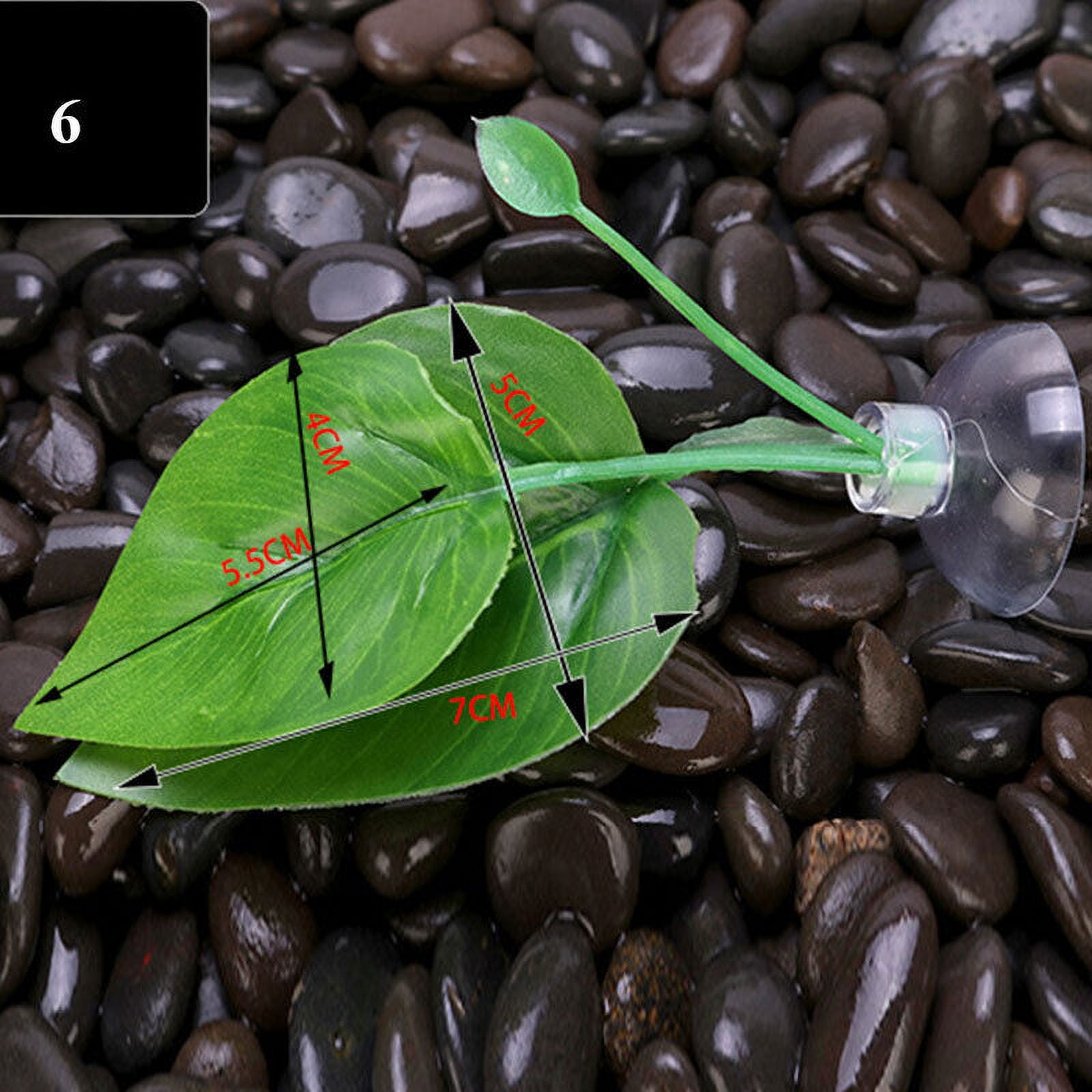 Aquarium Artificial Leaves Betta Hammock Fish Resting Beds Leaf Plant ...