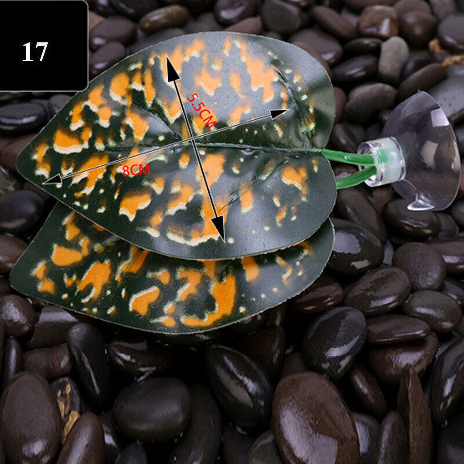 Aquarium Artificial Leaves Betta Hammock Fish Resting Beds Leaf Plant ...