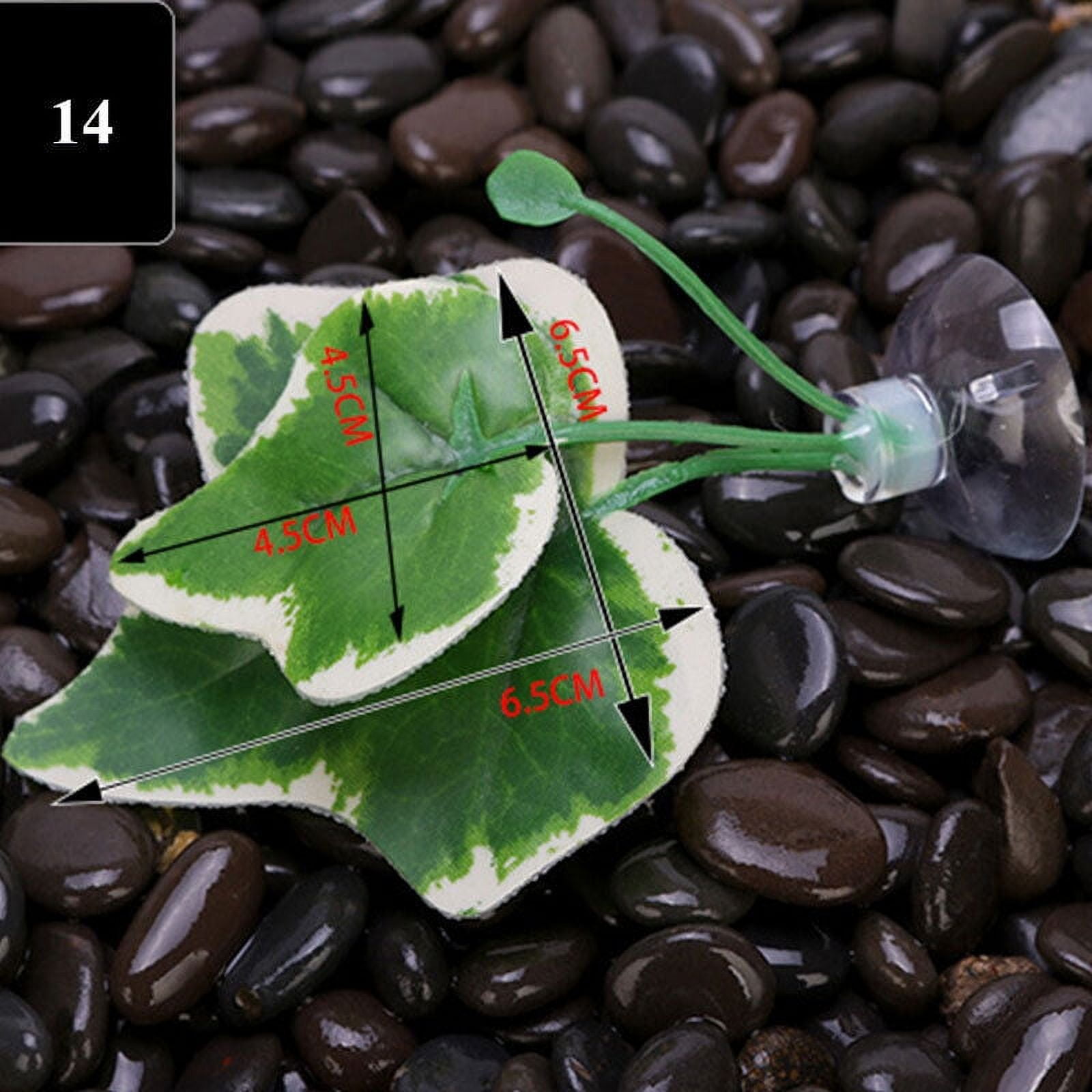 Aquarium Artificial Leaves Betta Hammock Fish Resting Beds Leaf Plant ...