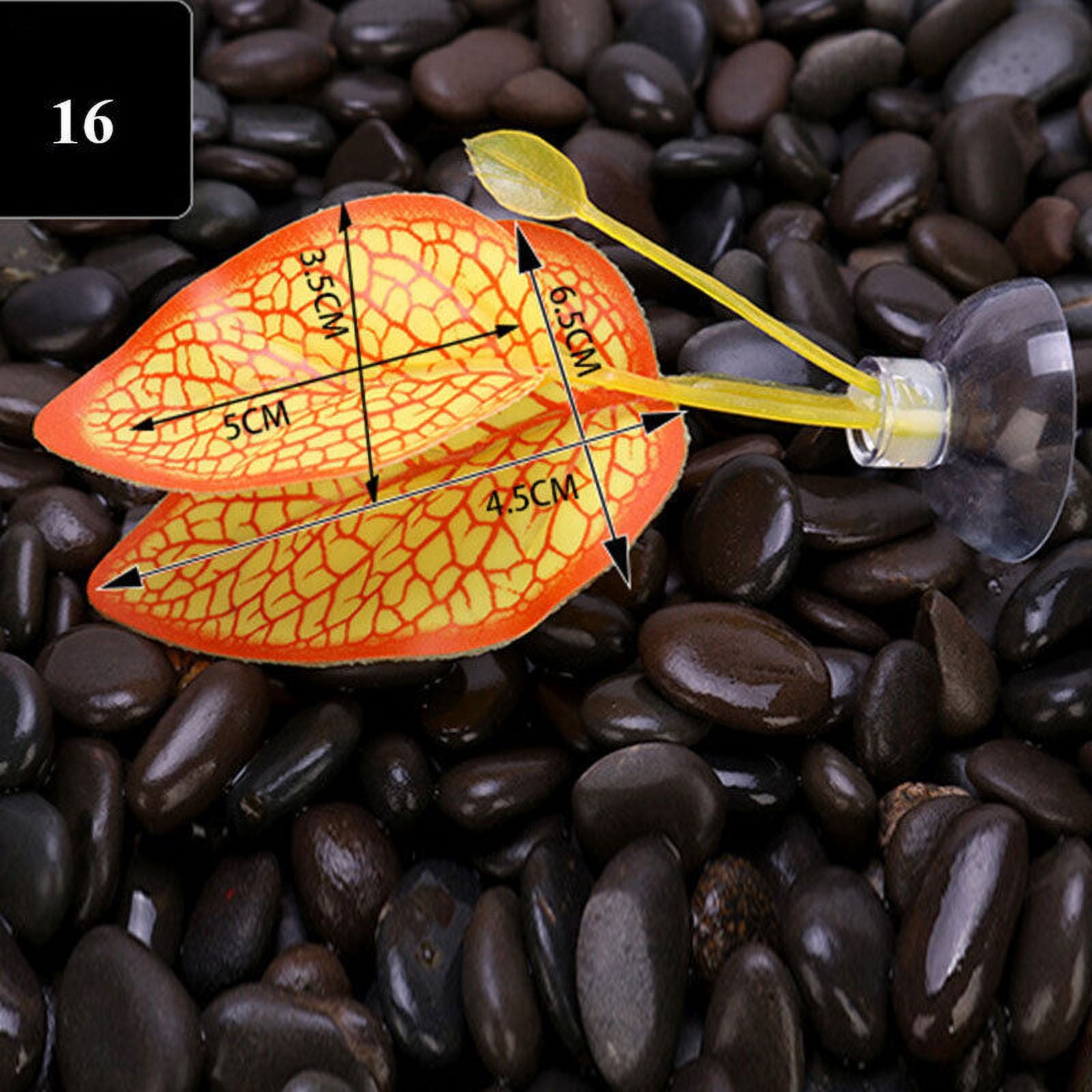 Aquarium Artificial Leaves Betta Hammock Fish Resting Beds Leaf Plant ...