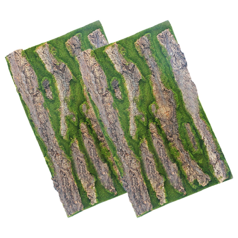 Aquarium Backdrop Board Decorative Reptile Tank Background Stereo Bark ...