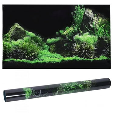 3D Underwater World Aquarium Background PVC Adhesive Sticker Poster ...