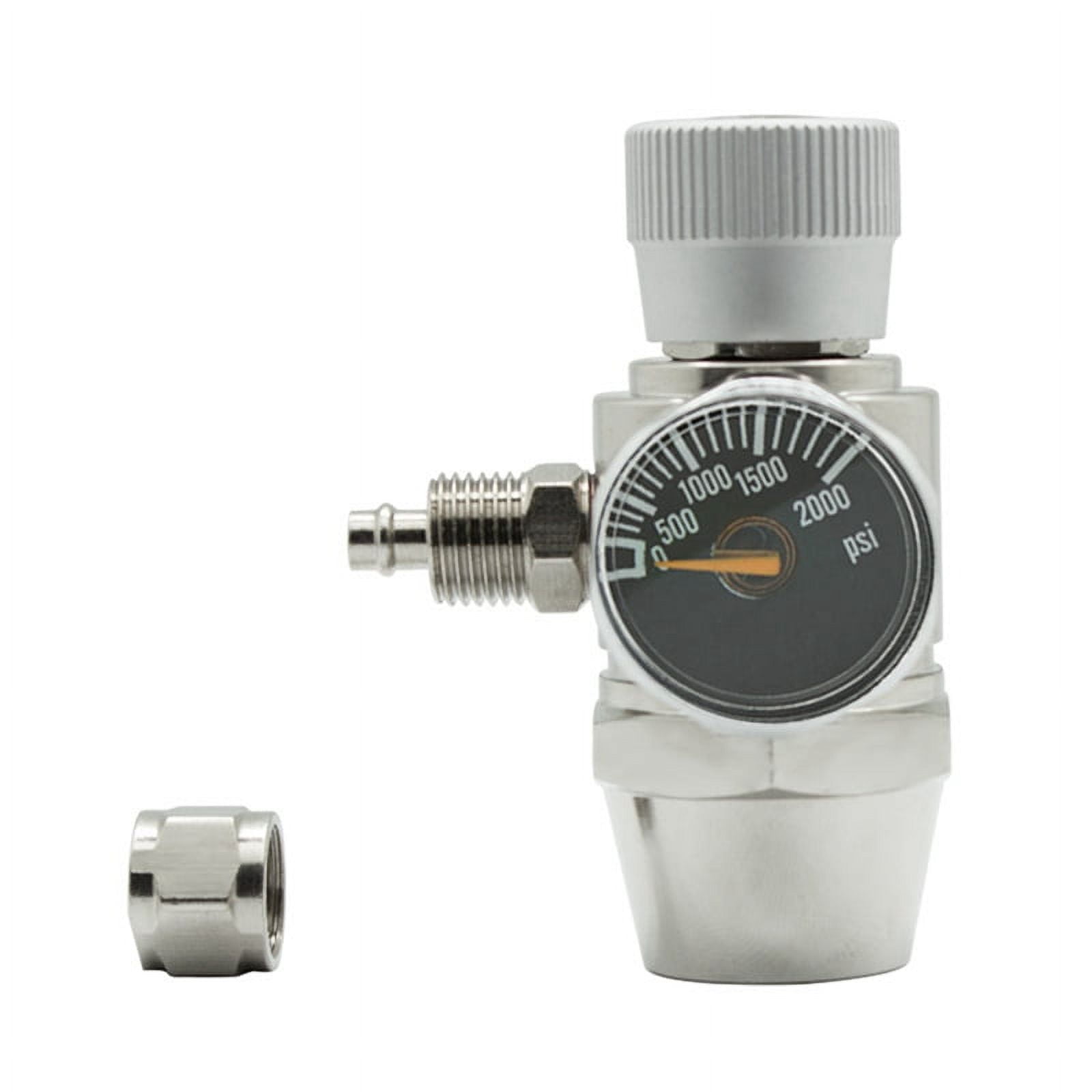 Aquarium CO2 Regulator 2000psi Pressure Gauge for 6mm Suction Tube 5/8 ...