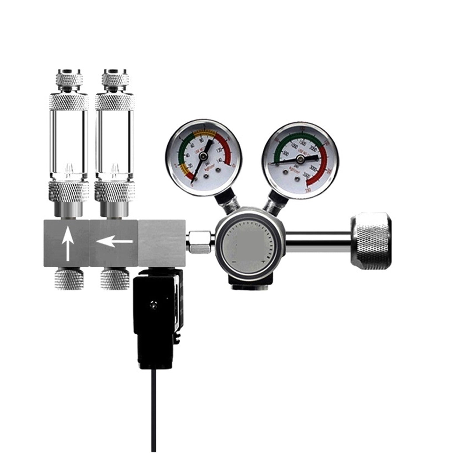 Aquarium CO2 Regulator CO2 Pressure Reducing Valve Bubble Meter ...