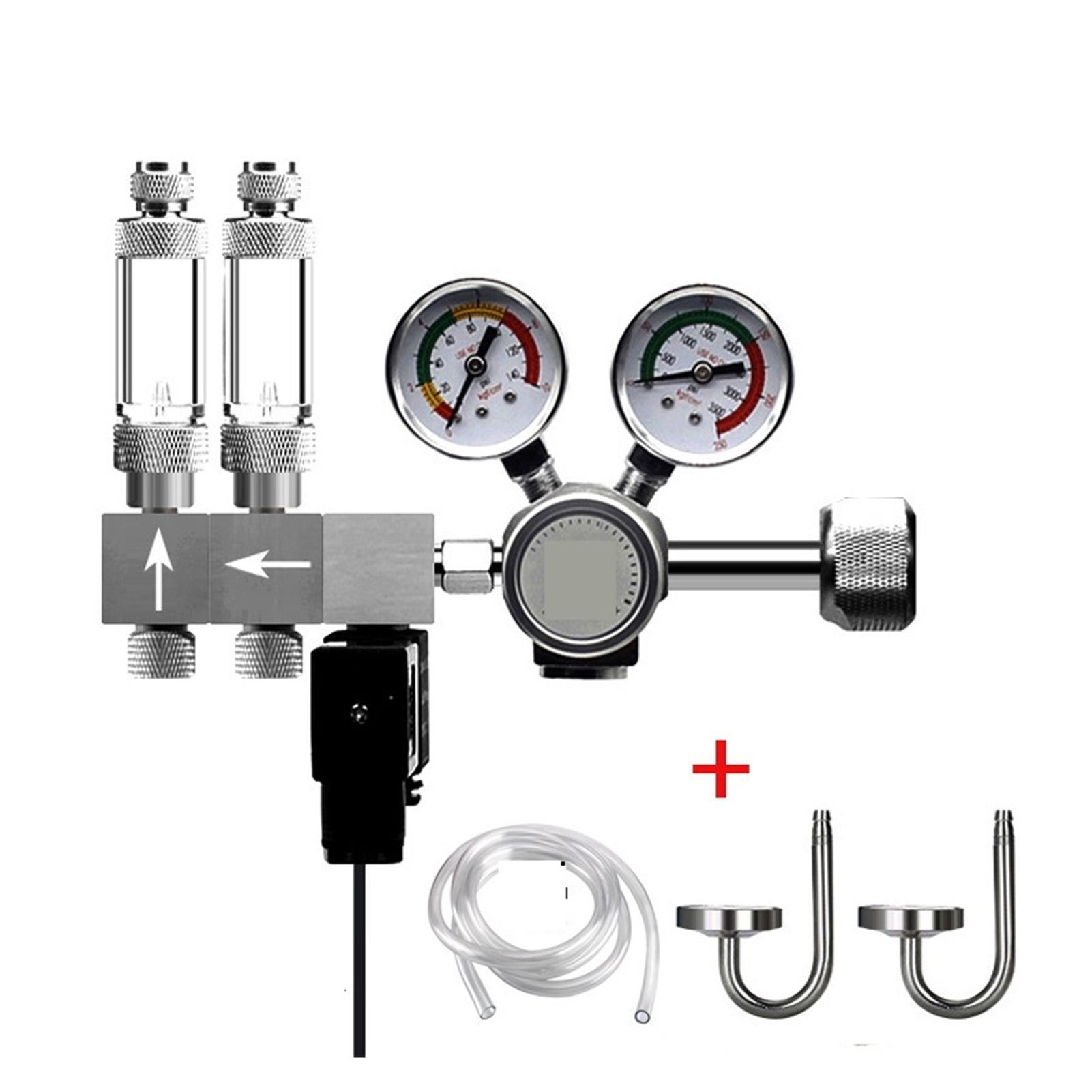Aquarium CO2 Regulator CO2 Pressure Reducing Valve Bubble Meter ...