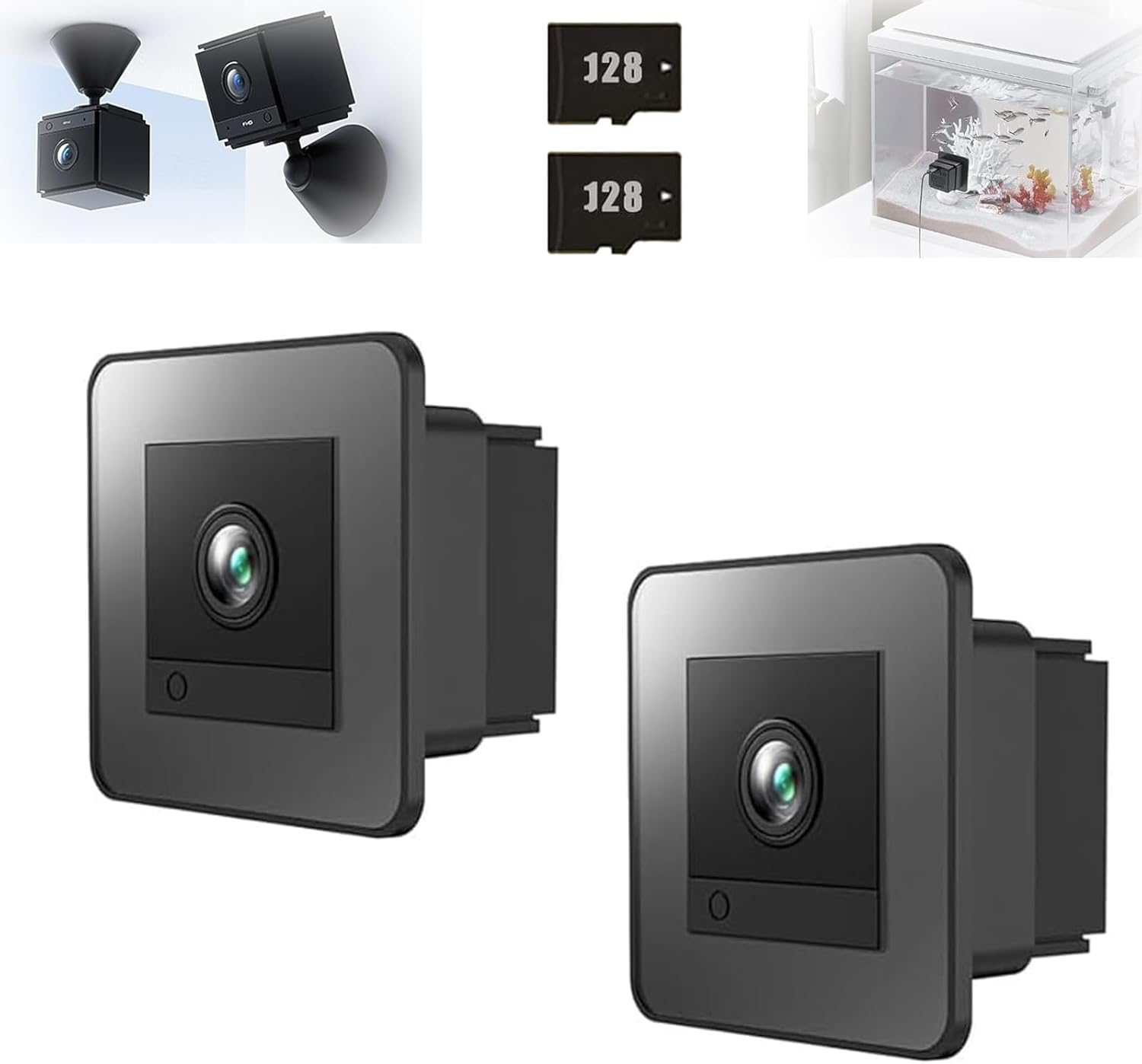 Aquarium Camera, 2K HD Aquarium Camera & Terrarium WiFi Pet Cameras ...