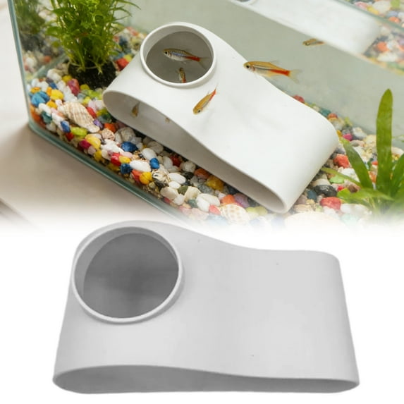 Aquarium Cave – Rock Texture Fish Shelter with Viewing Angle, Fits Fish ...