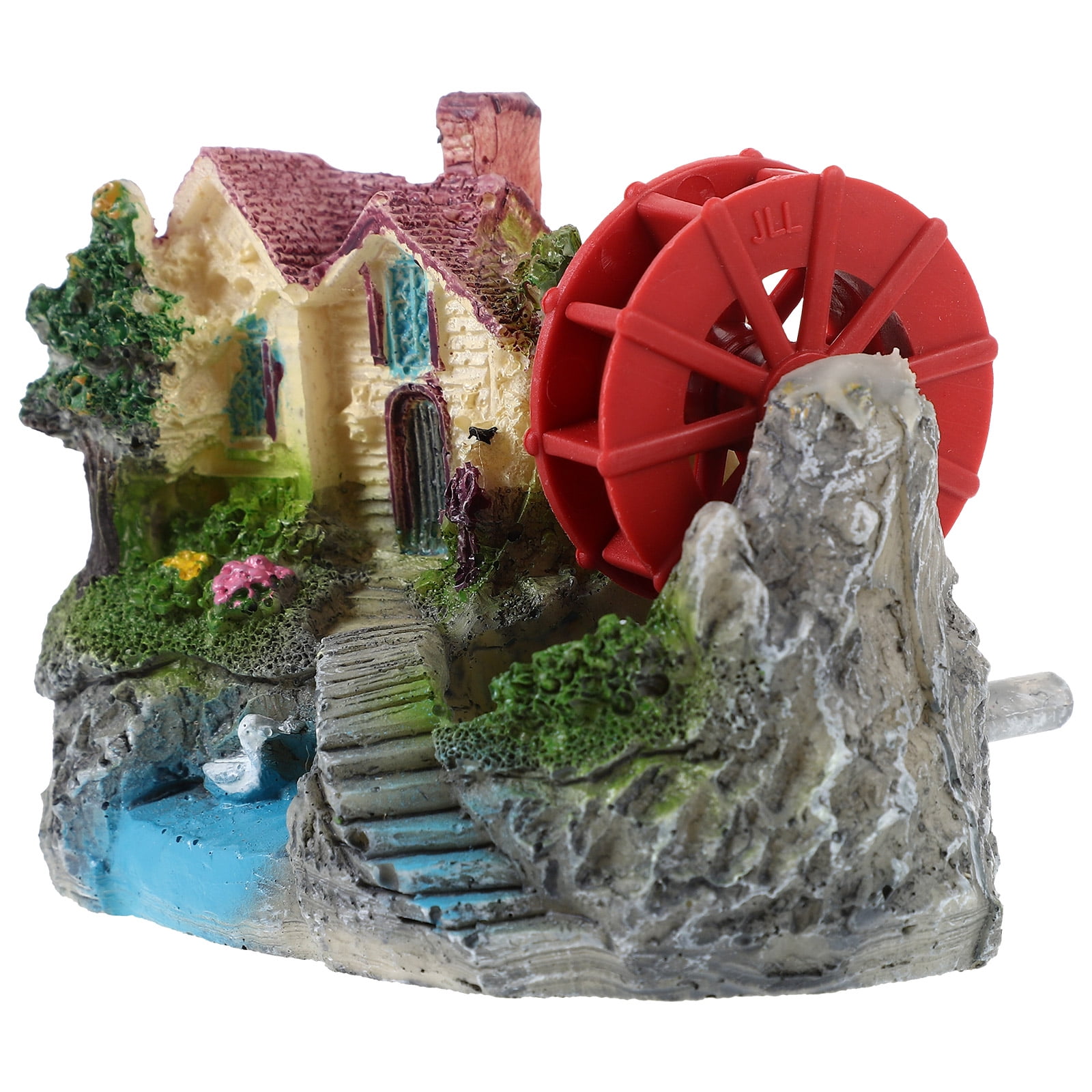 Aquarium Cave Simulation Resin Villa Decorate Ornament Table Top Stuff ...