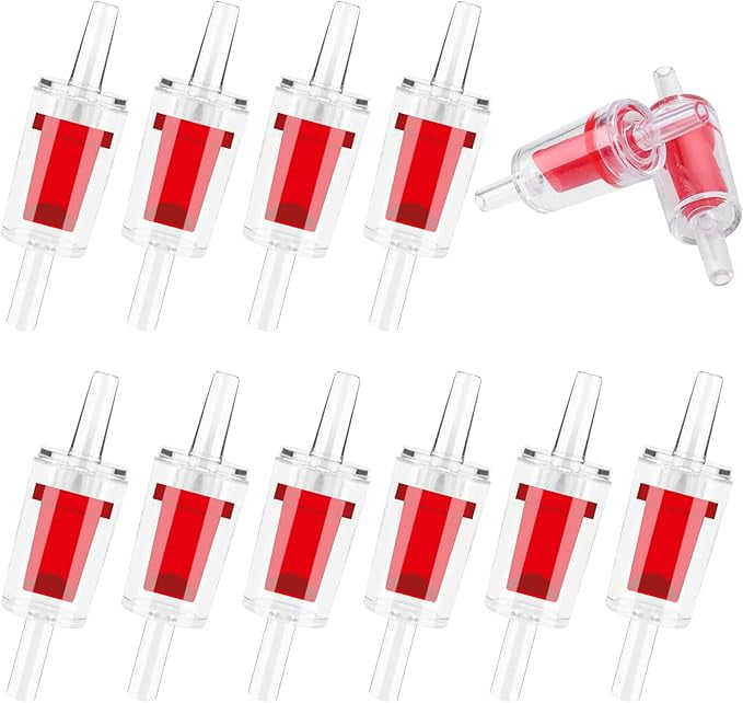 Aquarium Check Valves, 10 Pieces One Way Air Pumps Non-Return Valves ...