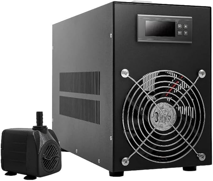 Aquarium Chiller 15.85Gal,60L Fish Tank Cooler Unit -58-230℉ Temp ...