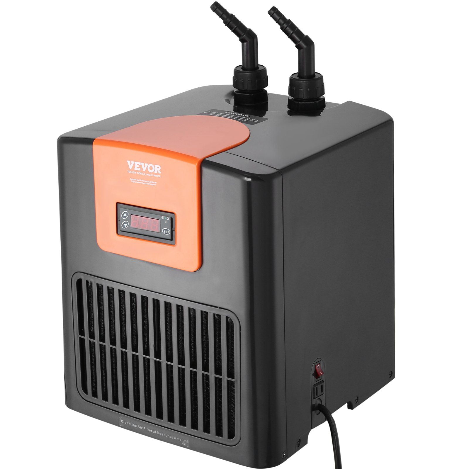 Aquarium Chiller, 52 Gal 196 L, 1/10 HP Hydroponic Water Chiller, Quiet ...