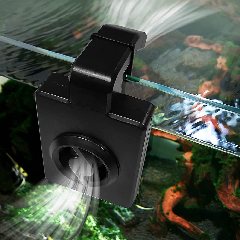 Aquarium Chiller Fan, Mini Fish Tank Cooling Fan USB 2-Speed Adjustable ...