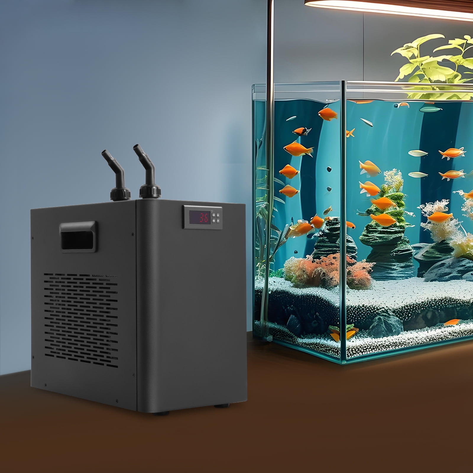 Aquarium Chiller Fish Tank Water Chiller Machine 42 Gal 1/10 HP Water ...