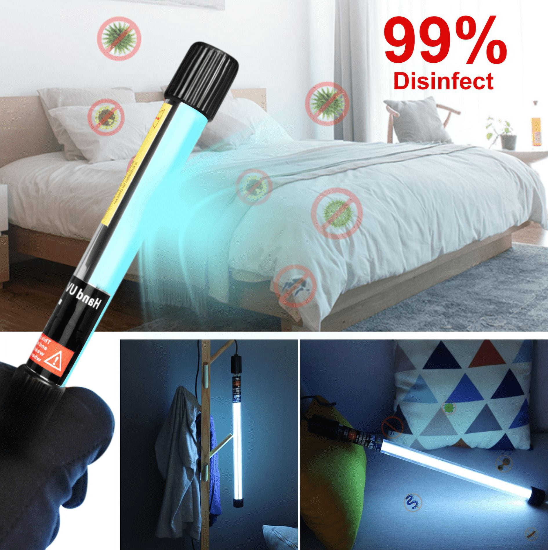 Aquarium Clean Light Submersible Waterproof Lamp Water Clean UV ...