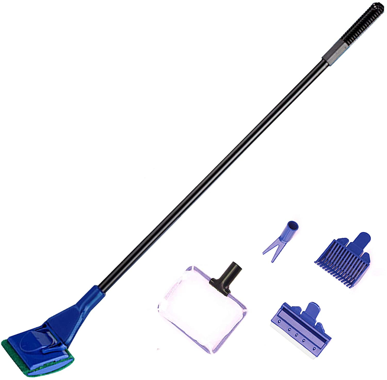 Aquarium Cleaning Tools Kit 5 in 1 Function for Long Deep Fish Tank ...