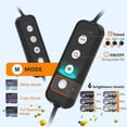 Aquarium Clip-On Stream Light with Controller, LED Fish Tank Light with ...