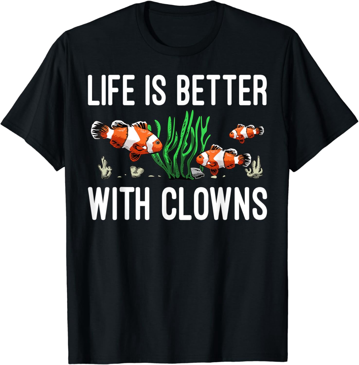 Aquarium Clown Fish For Men Women Fish Lovers T Shirt - Walmart.com