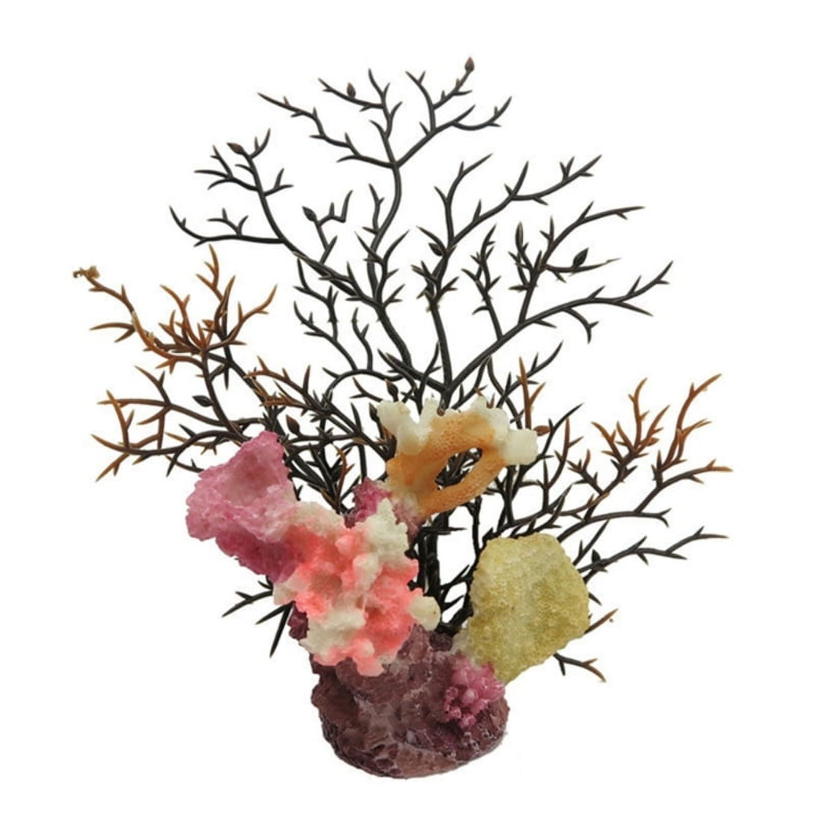 Aquarium Colorful Coral Craft Sea Creature Terrarium Habitat Aquarium ...