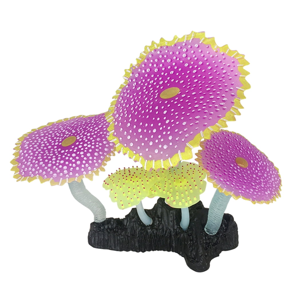 Aquarium Colorful Soft Coral Craft Set Sea Creature Terrarium Habitat ...