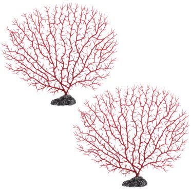 UDIYO Coral Decoration Creative Aquarium Landscaping Colored Artificial ...