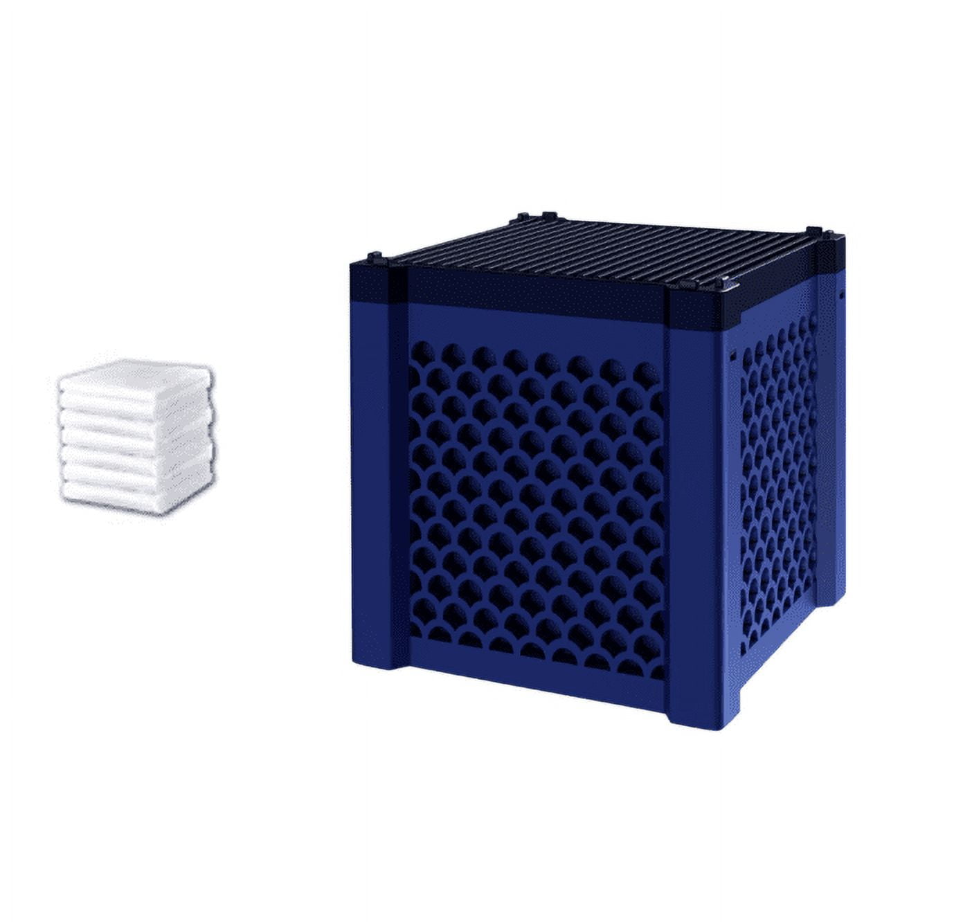 Aquarium Cubes Filter, Water Filter for Fish Tank, Activated Carbon ...