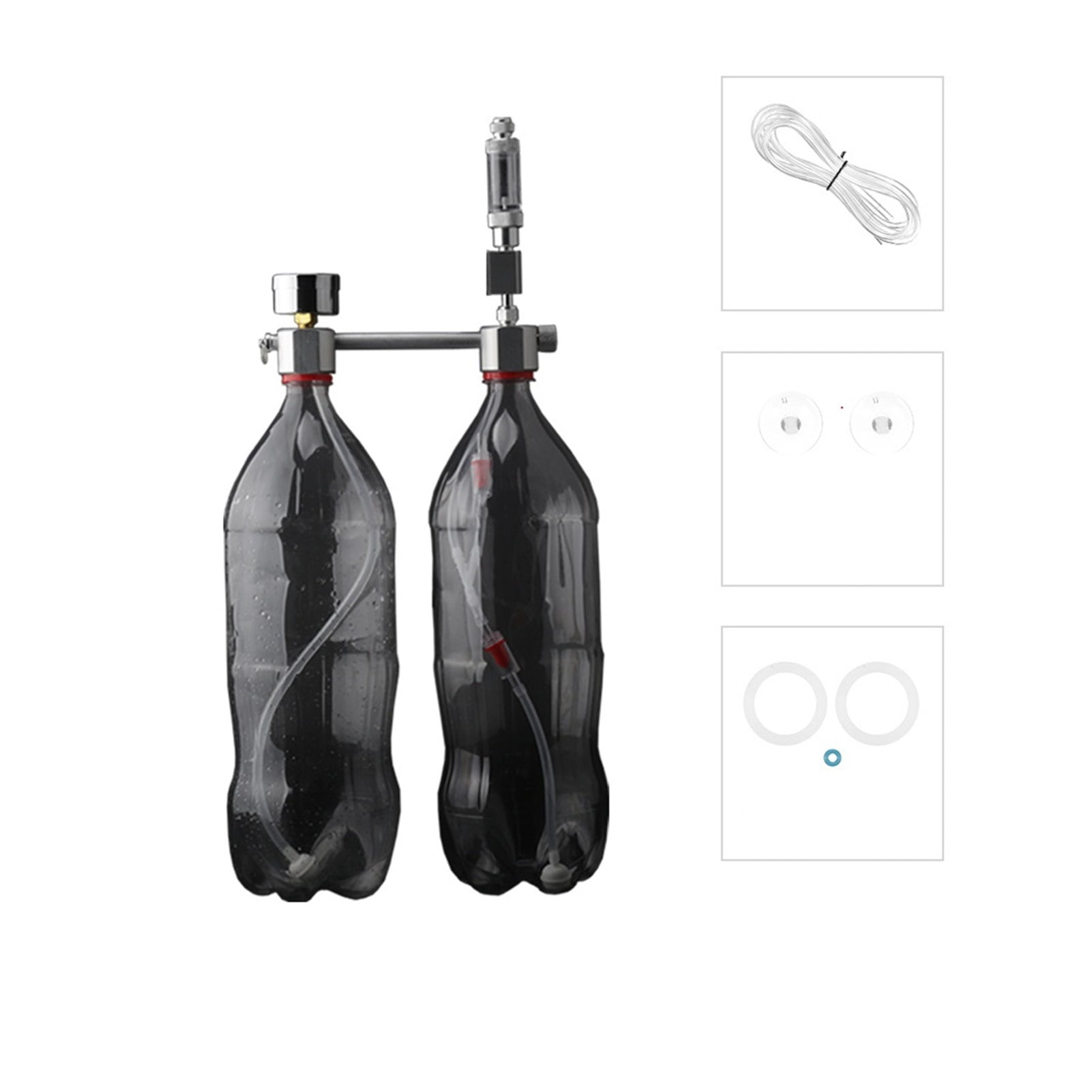 Aquarium DIY CO2 Generator System Kit With Solenoid Valve Bubble Counter & Check Carbon Dioxide ...