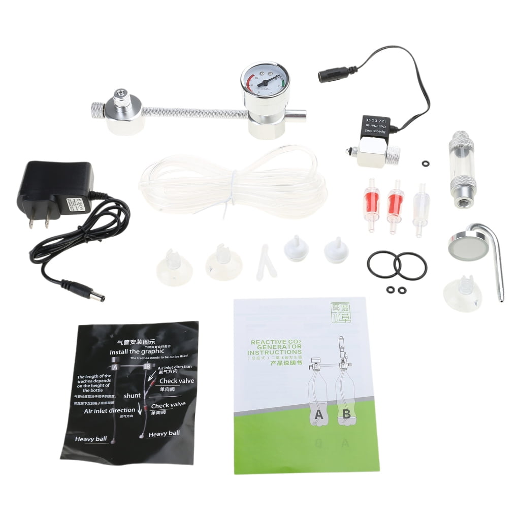 Aquarium DIY CO2 System Generator Kit Bubble Counter Plants Diffuser ...