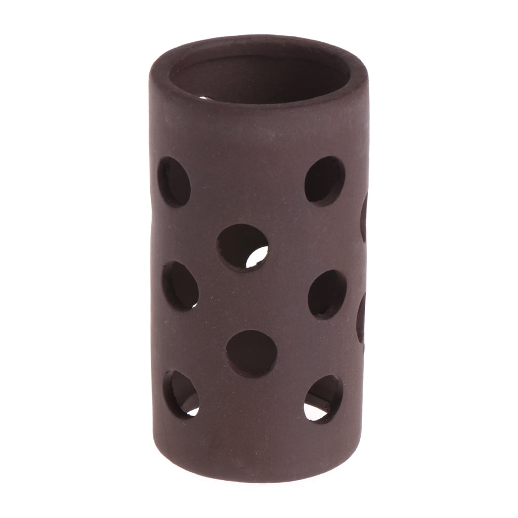 Aquarium Decoration Cave Ceramic Tube Hideout Fish House Shrimp Hiding ...