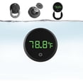 Aquarium Digital Thermometer Cordless Replaceable Battery LED Display ...