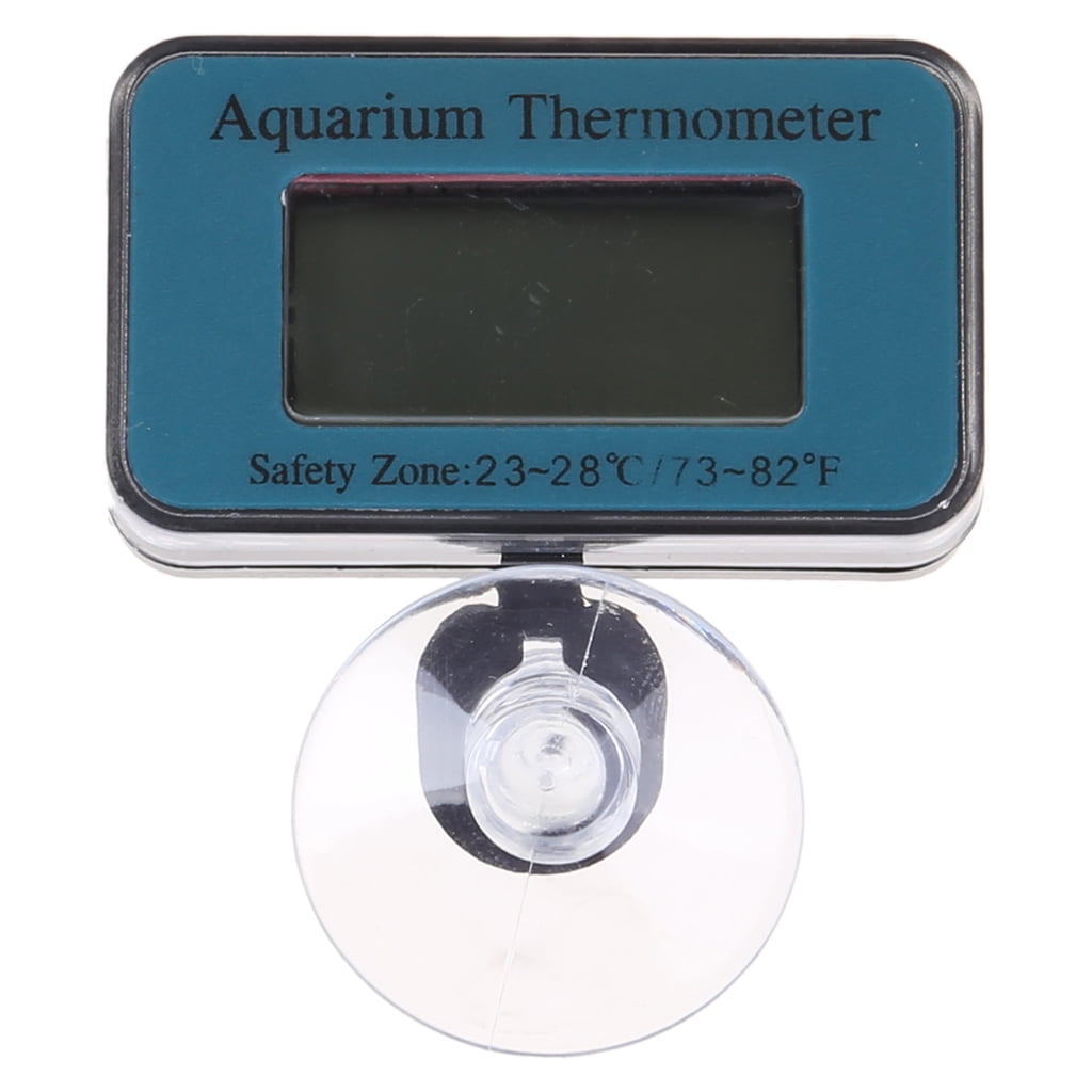 Aquarium Digital Thermometer Fish for Tank Submersible Thermometers LCD ...
