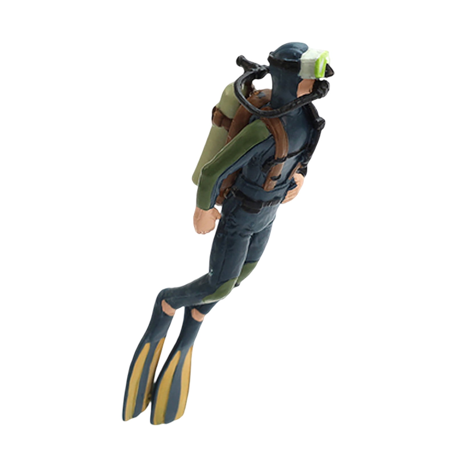 Aquarium Diver Statue Landscaping Toy Diver Model Desktop Decoration ...