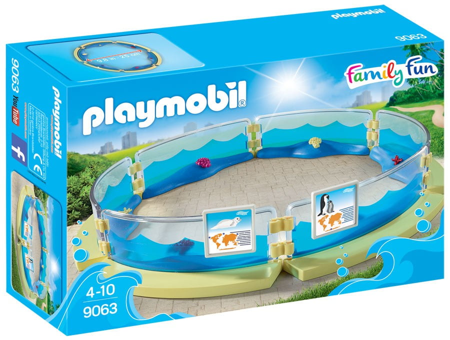 Family Fun Aquarium Enclosure Set Playmobil 9063 - Walmart.com