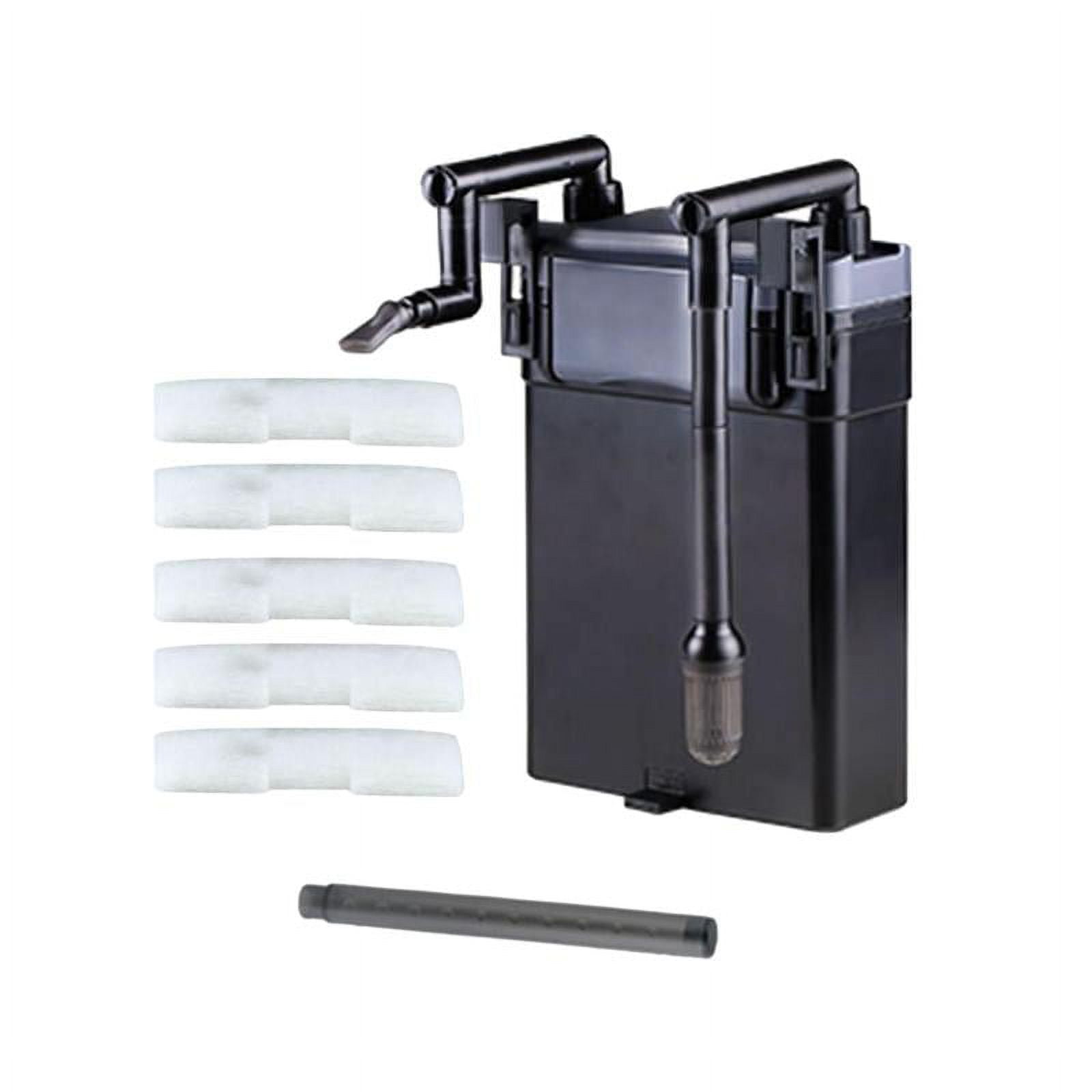 Aquarium External Filter, Wall‑Mounted Hanging Filter Submersible Fish ...