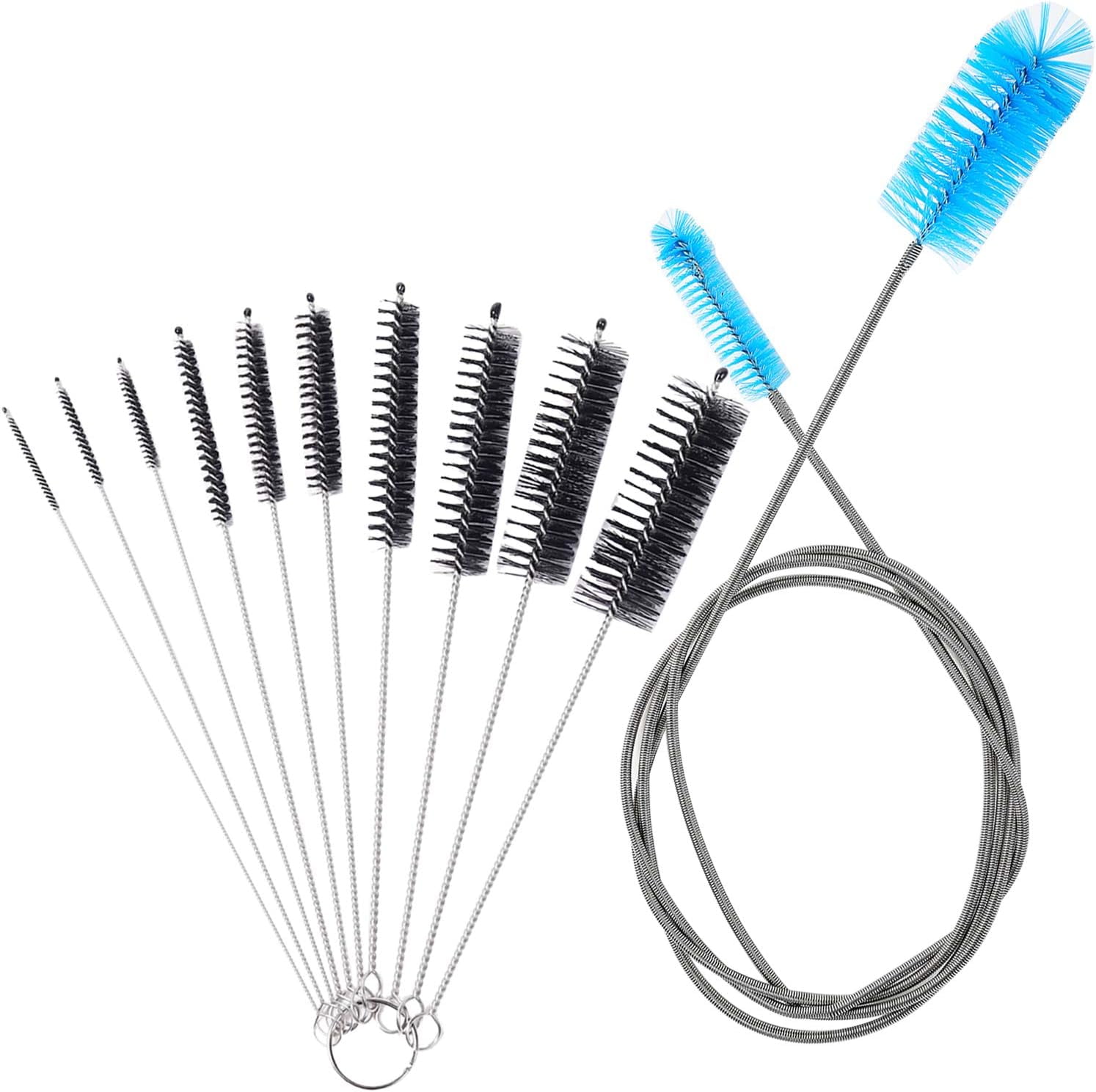 Aquarium Filter Brush Set, Flexible Double Ended Bristles Hose Pipe ...