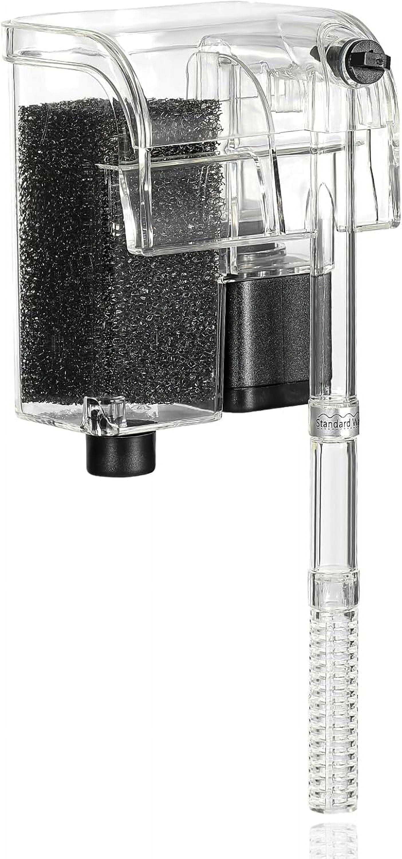 Aquarium Filter, Mini Quiet USB Waterfall Fish Tank Filter, Hang on 5 ...