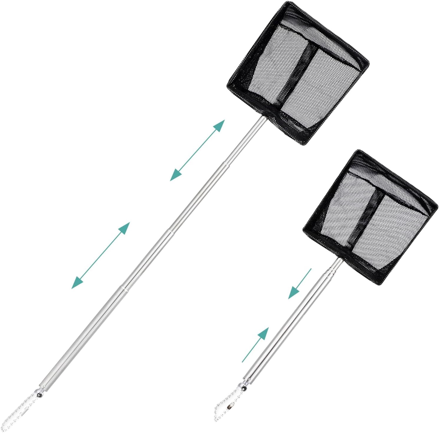 Aquarium Fish Net, Fish Tank Net with 9-24 Inch Stainless Steel Long ...
