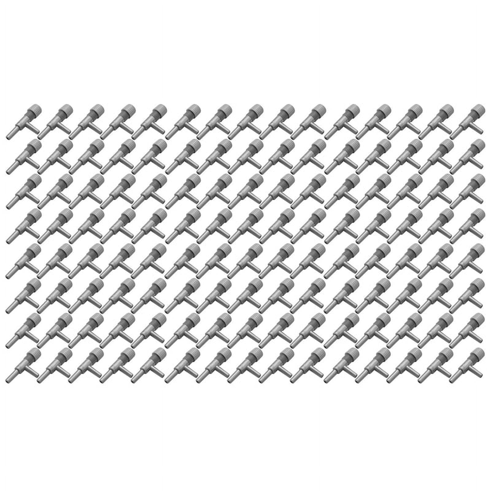 Aquarium Fish OXygen Air Line Tubing Flow Control Valve 120 Pcs Gray ...