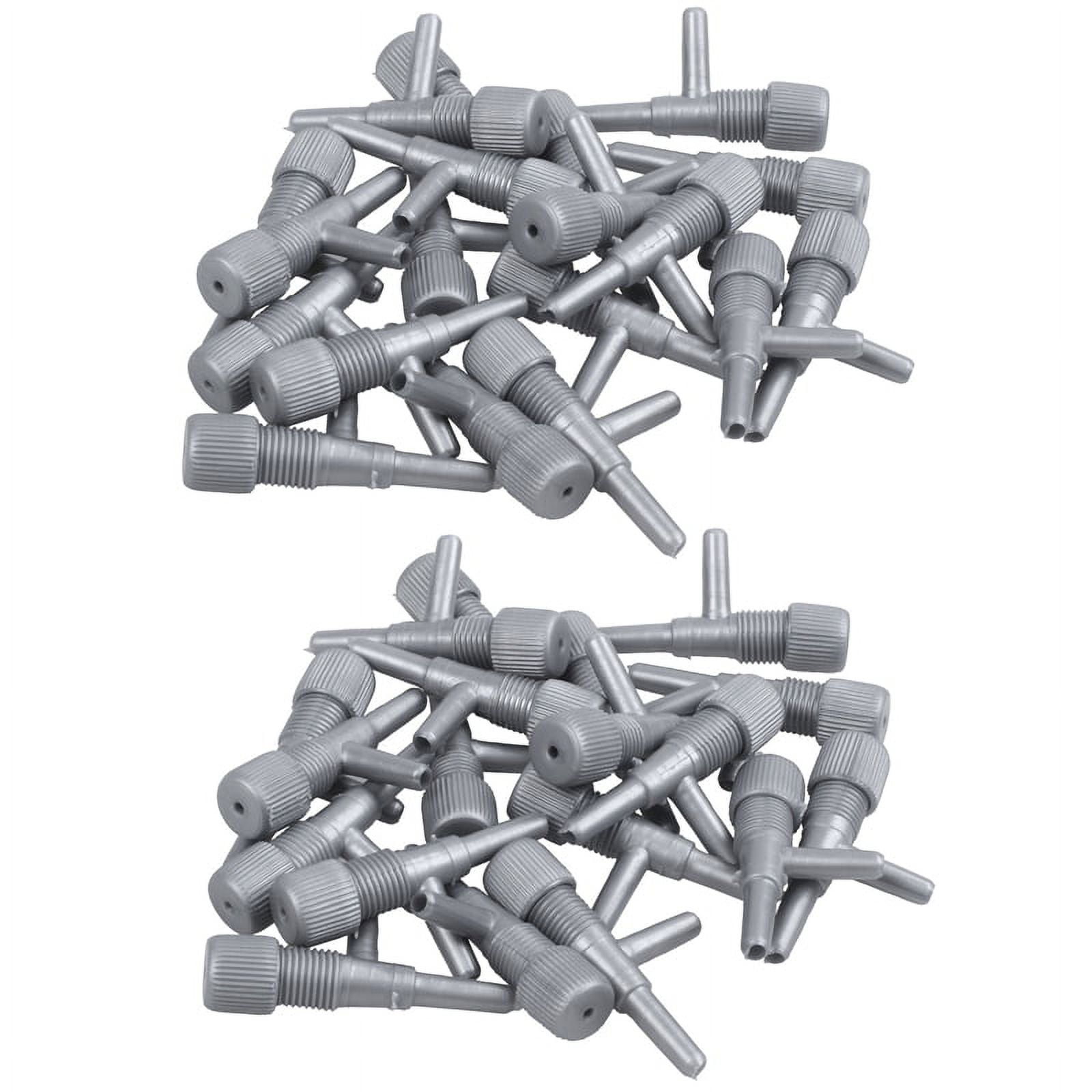Aquarium Fish Oxygen Air Line Tubing Flow Control Valve 40 Pcs Gray,40x ...
