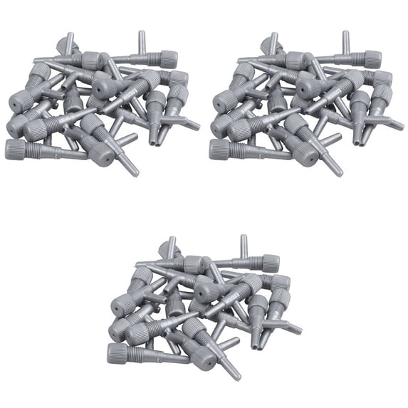 Aquarium Fish Oxygen Air Line Tubing Flow Control Valve 60 Pcs Gray ...