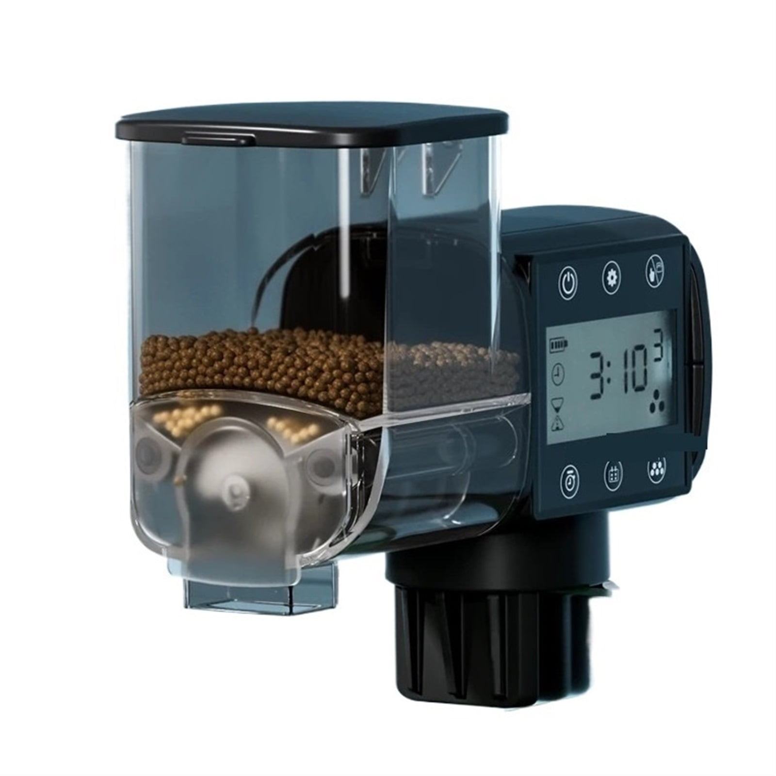 Aquarium Fish Tank Feeder Intelligent Automatic Feeder Digital Timing Wifi Wireless Remote ...