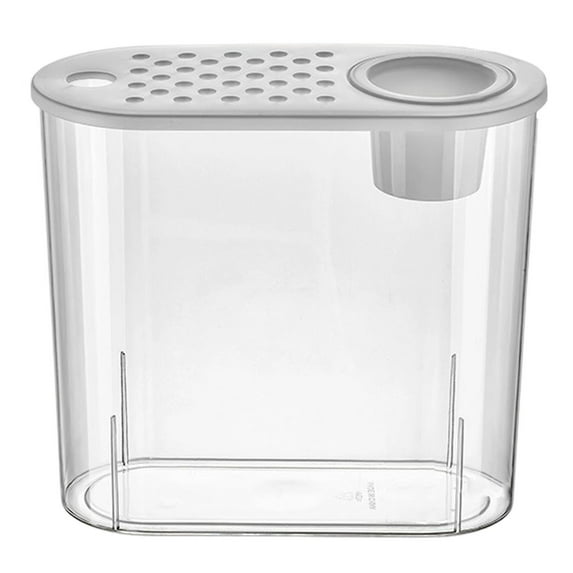 Aquarium Fish Tank Kit with Lid, Plastic Desktop Decorative Tank with ...