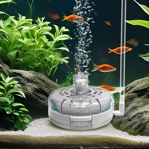 Aquarium Fish Tank Round Filter Transparent Pump Advanced Filtration ...