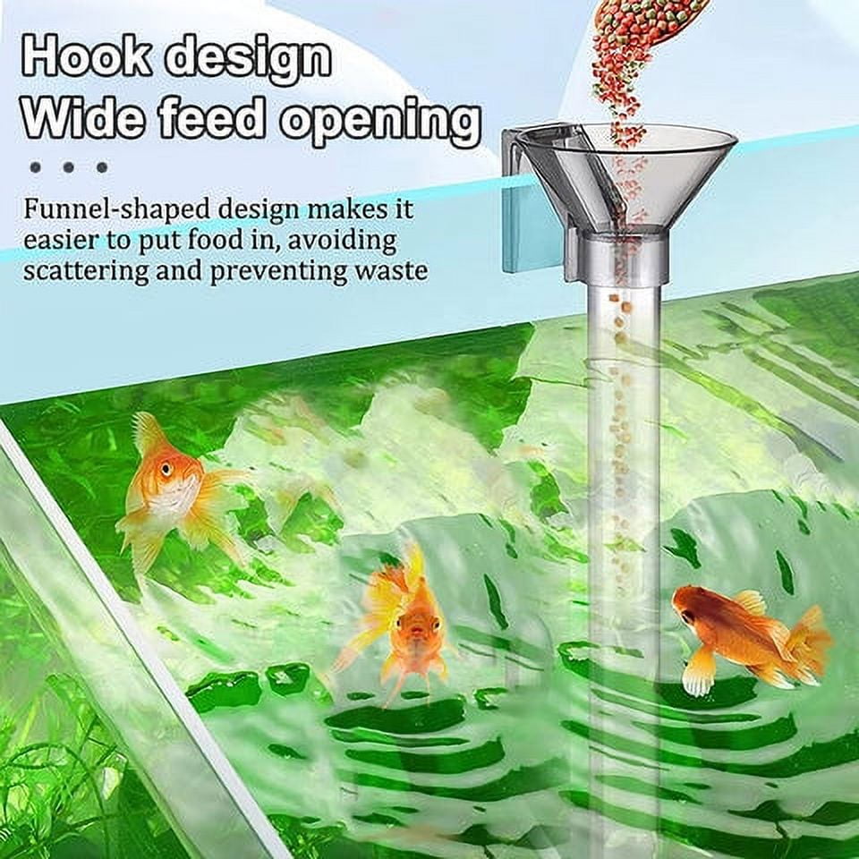 Aquarium Floating Feeder, Prevents Food Waste, Easy to Disassemble ... Aquarium Floating Feeder, Prevents Food Waste, Easy to Disassemble ...