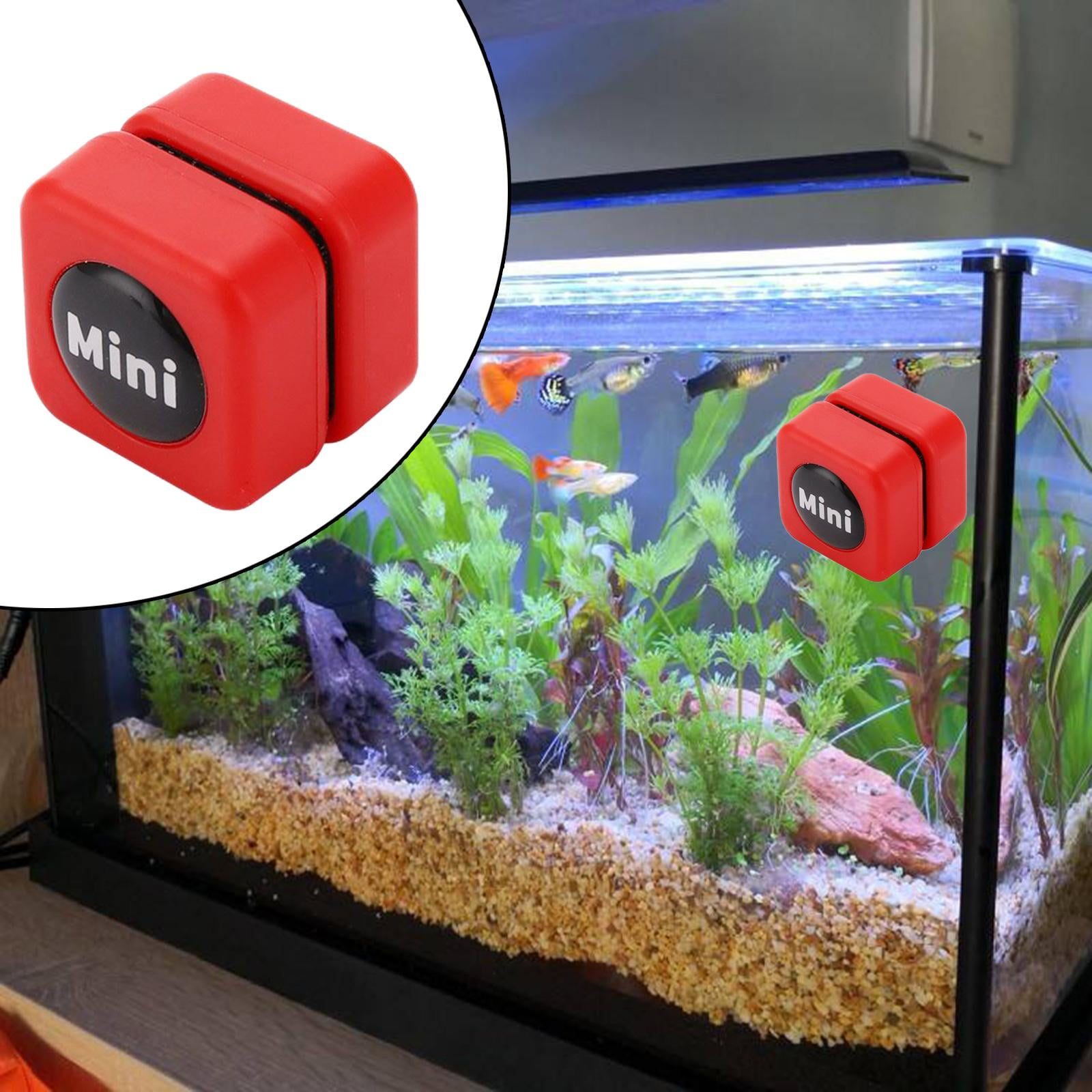 Aquarium Glass Cleaner,Fish Tank Cleaner with Scraper,Cleaning Tool ...